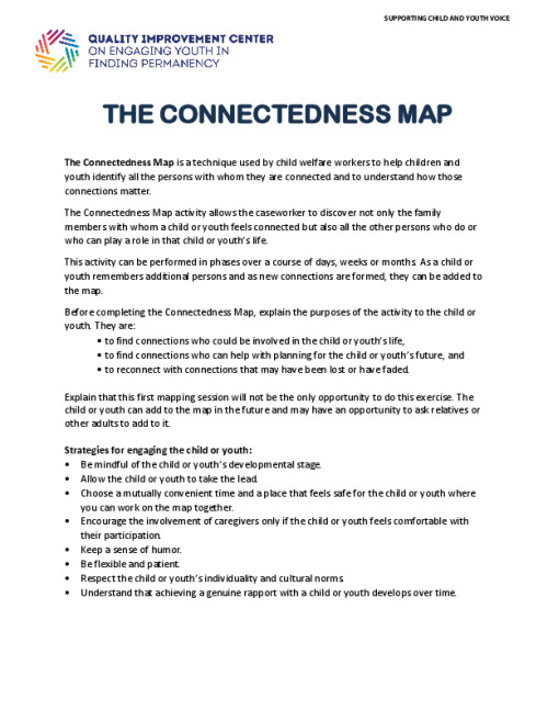 The Connectedness Map | Child Welfare Information Gateway